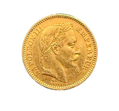 France 1865 BB Gold 20 Francs Circulated Napoleon III | eBay