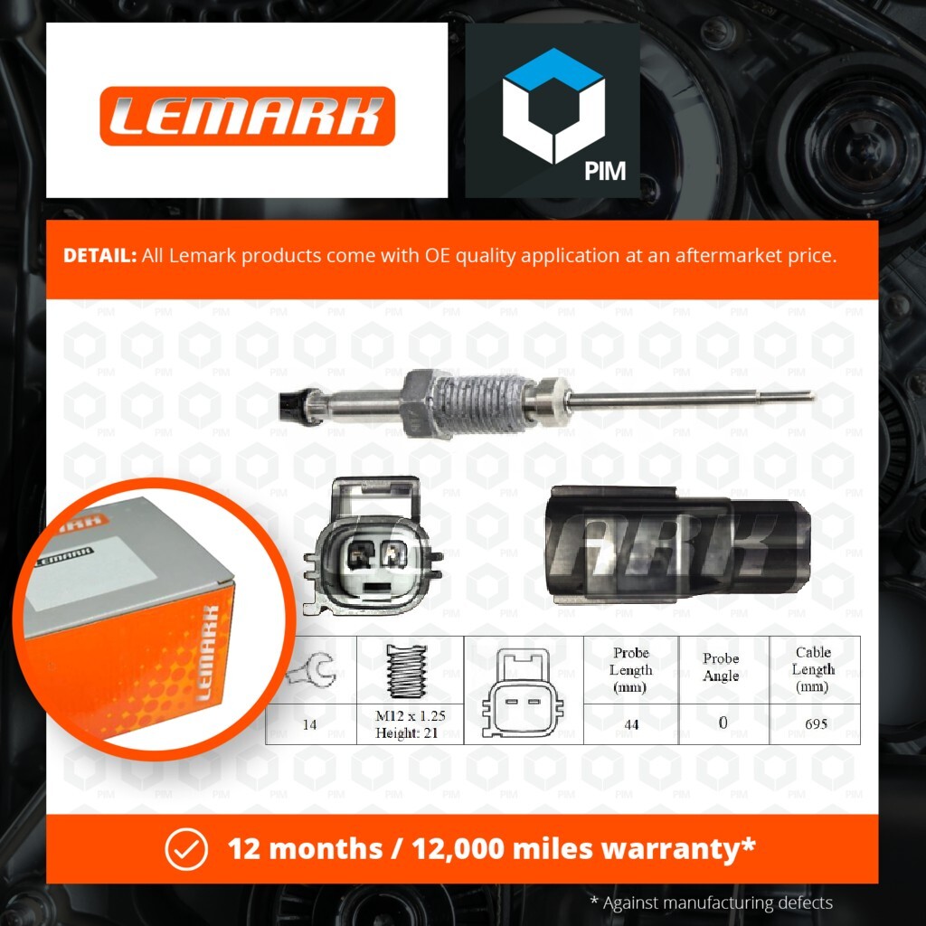 Lemark LXT372 Exhaust Gas Temperature Sensor for sale online | eBay
