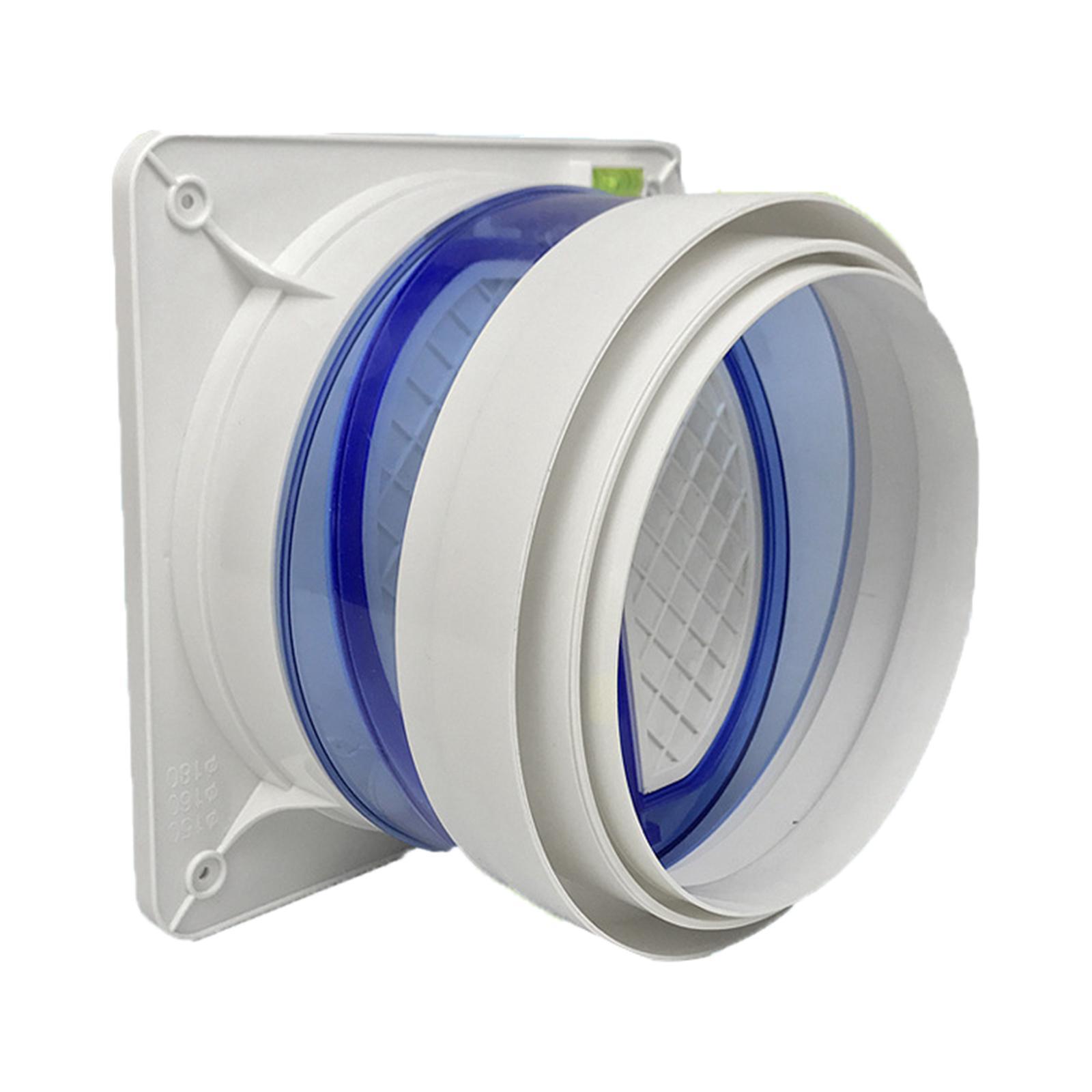 Backdraft Damper 6 inch Wall Shutter Odor Resistant with Flange Flue ...