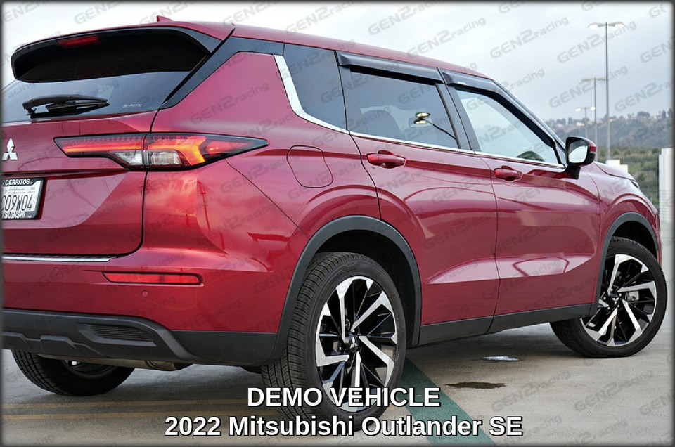 WINDOW VISORS for 2022 → 2025 Mitsubishi Outlander / DEFLECTOR VENT ...