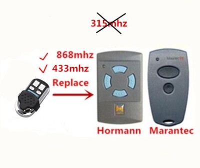 Compatible with Hormann HSM2/HSM4 Remote Control Replacement 868.3 ...