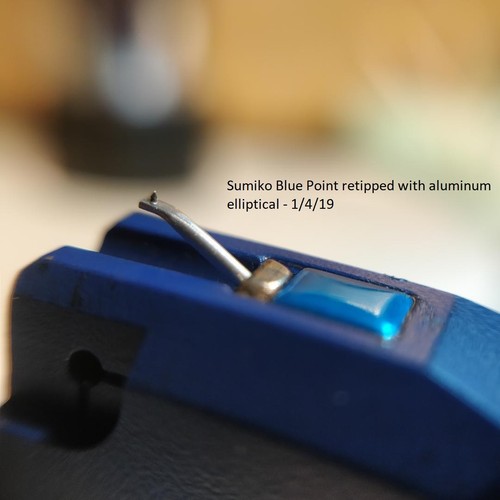 Cartridge Retipping Service with New Aluminum Elliptical Stylus. Full ...