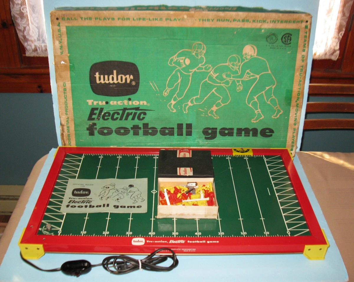 Tudor Electric Football Game 500 Electronic Game Vibrating