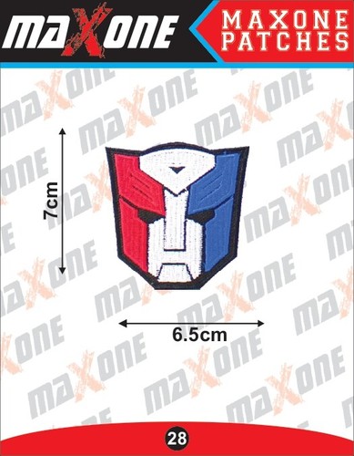 TRANSFORMER OPTIMUS PRIME AUTOBOT LOGO EMBROIDERED Iron/sew on PATCH ...