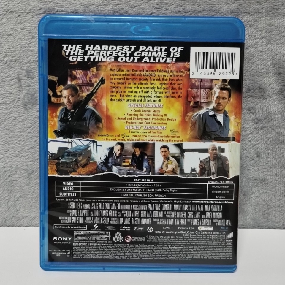 Armored (Blu-ray, 2009) 43396292284 | eBay