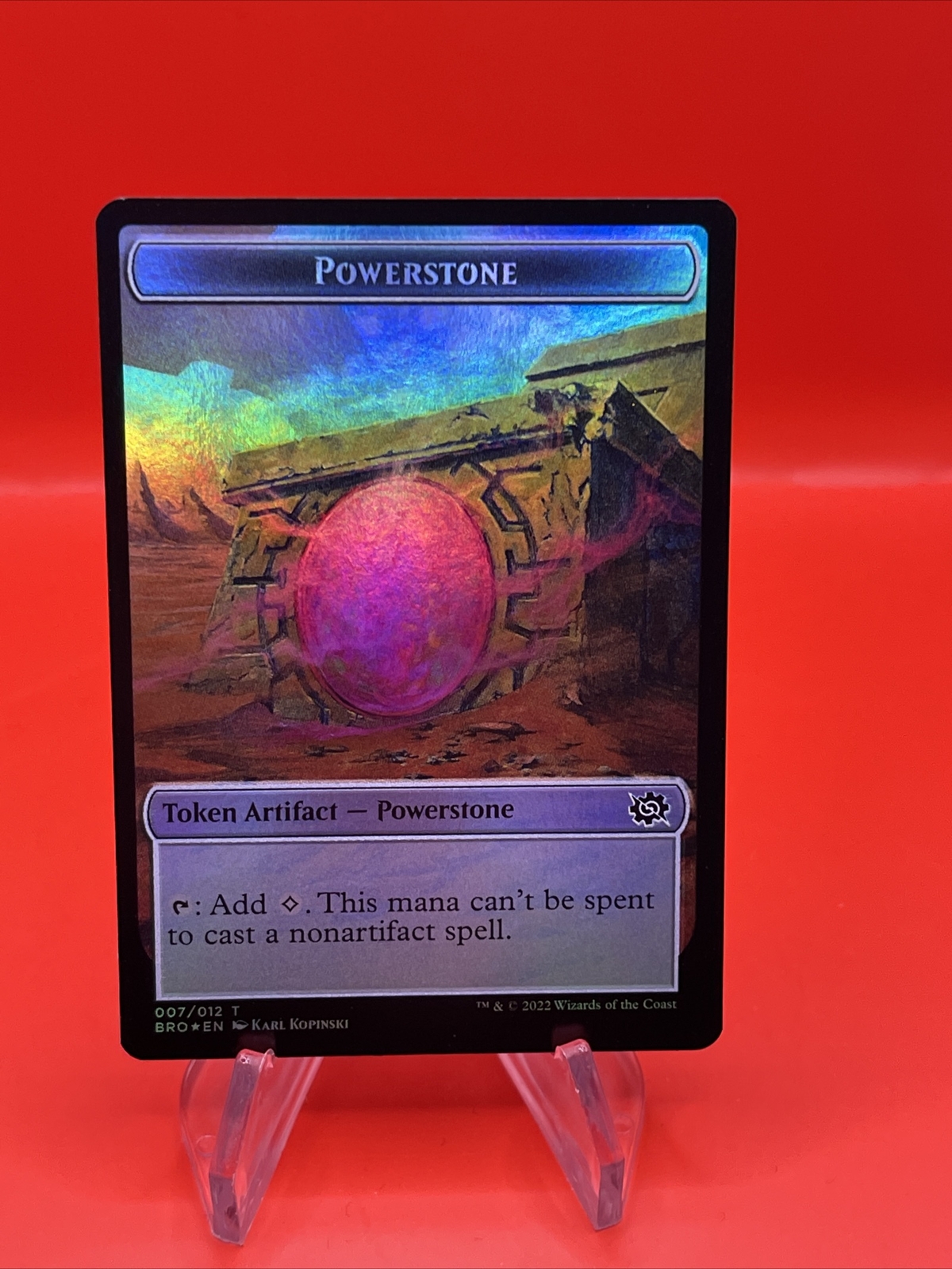 MTG Powerstone Token // Laserbeak Token Double-Sided Token The Brothers ...