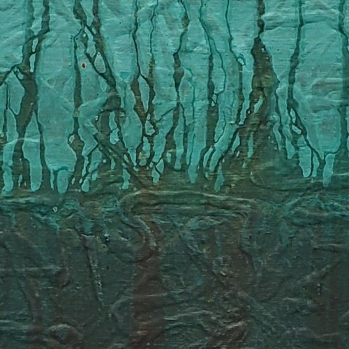 Original Abstract Modern Minimal Textured Reduction Painting By Ireland ...