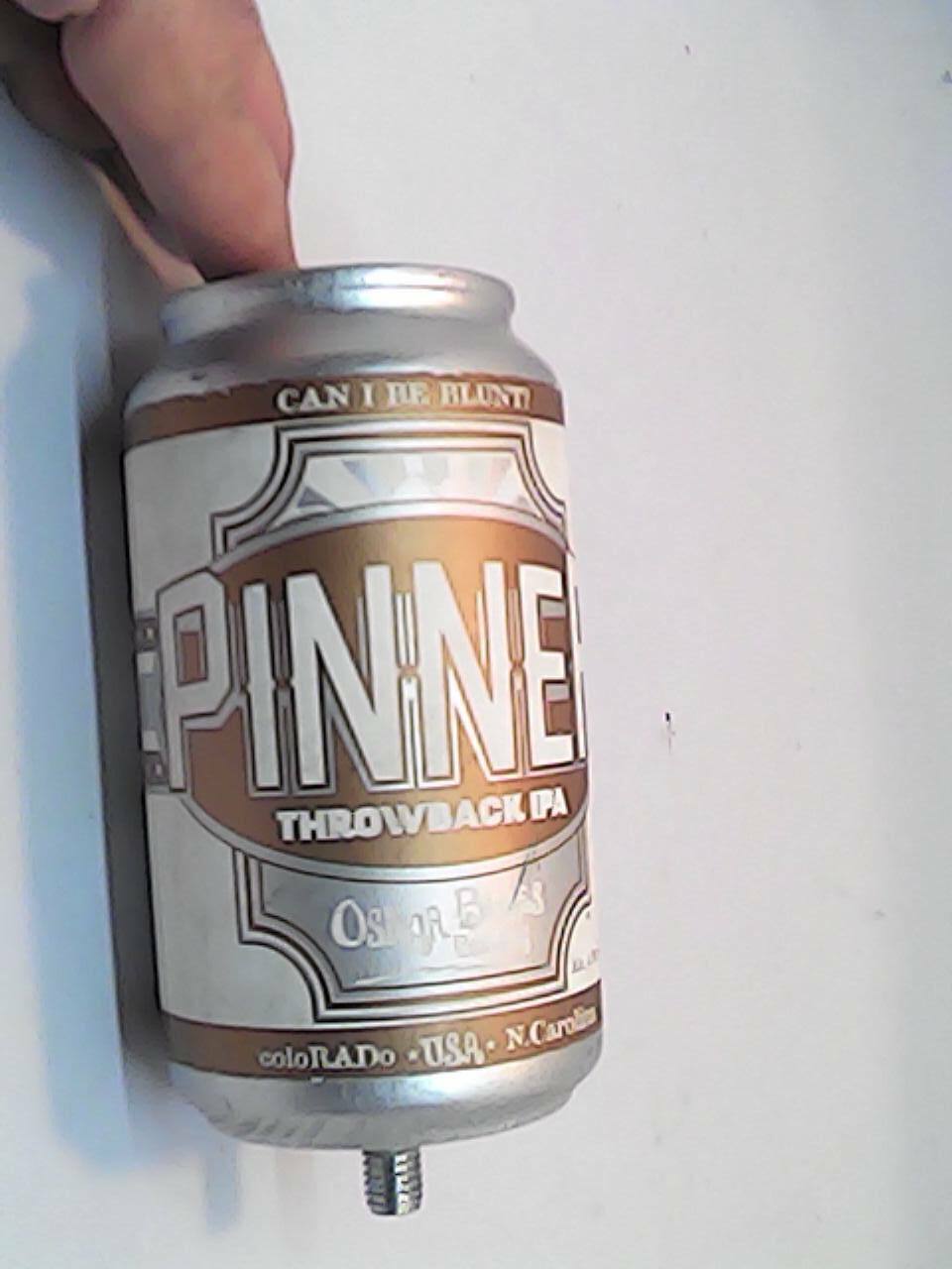 Pinner Throwback IPA 4.5" Beer Can Beer Tap | eBay