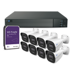 Epcom IP Camera Kit NVR 8 Ch 8 Color Bullet Cameras 24/7 6TB HDD Camera ...