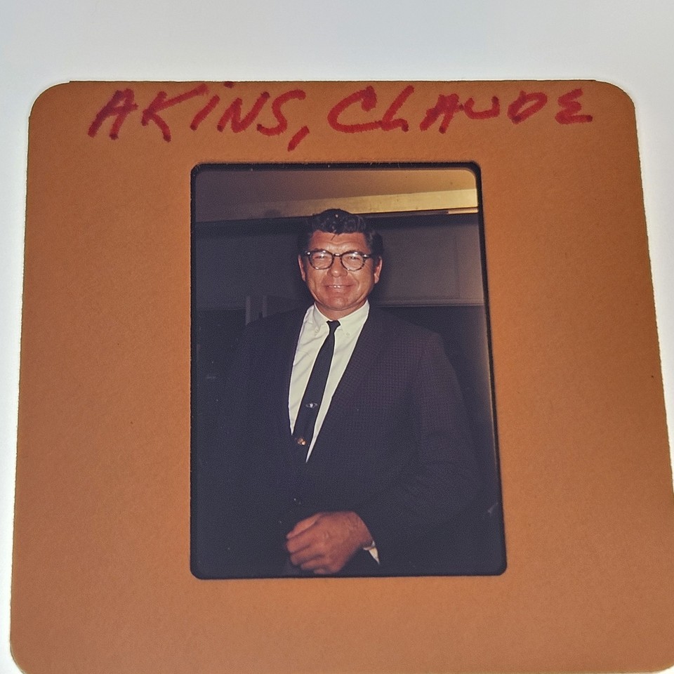 CLAUDE AKINS ACTOR VINTAGE PHOTO FILM SLIDE | eBay