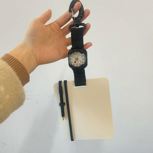 Diving Writing Slate Practical Portable with Pencil Underwater Writing ...