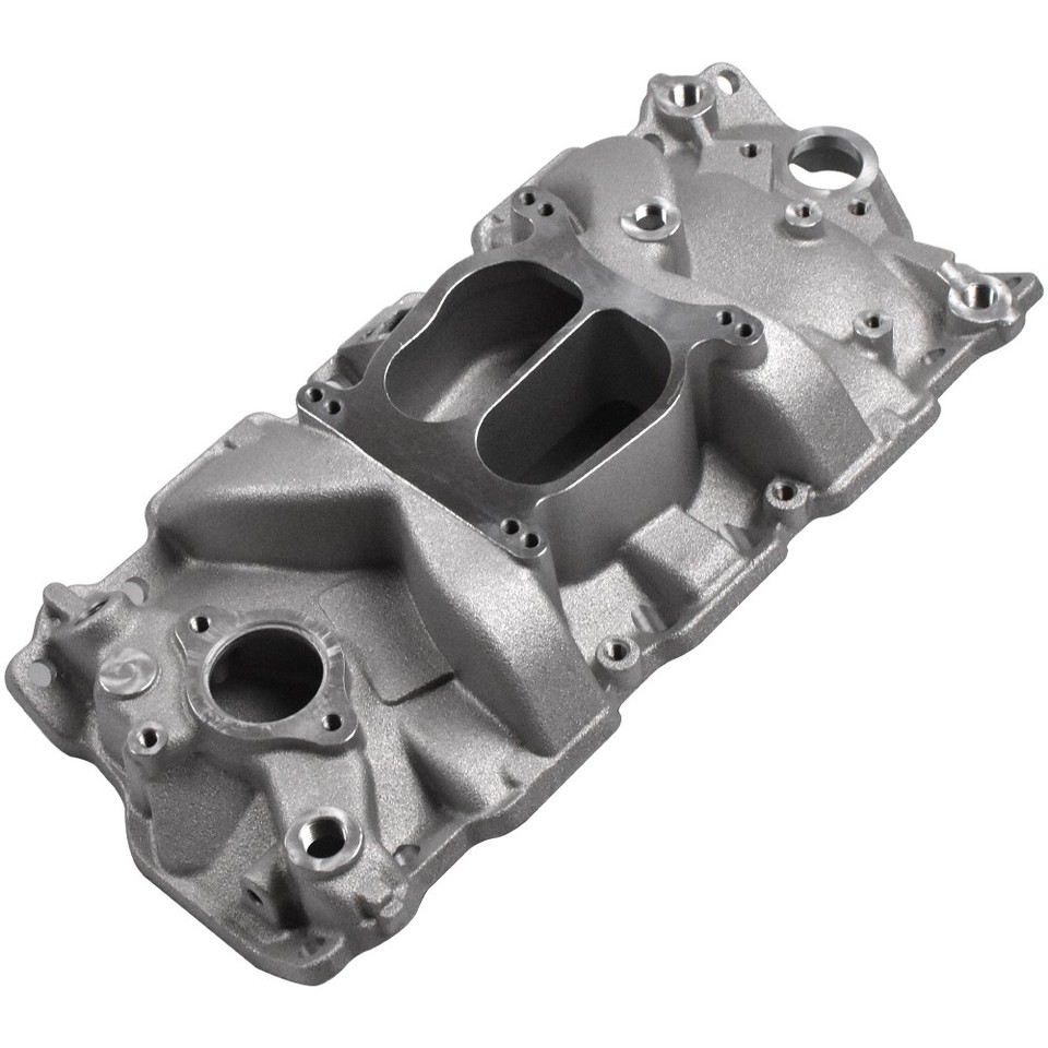 Aluminum Dual Plane Intake Manifold for Chevy 267 283 305 327 350 Small ...