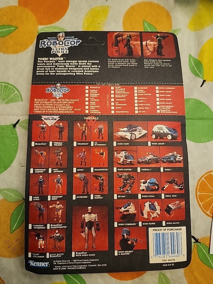 RoboCop Ultra Police Toxic Waster Vandals Chemical Killer MOC On Card ...