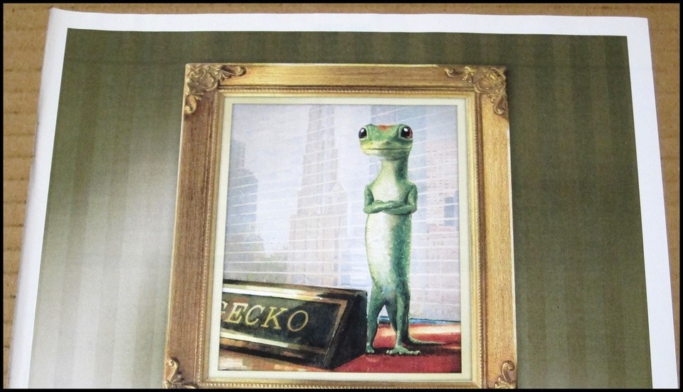 2010 GEICO Car Insurance Gecko Print Ad Advertisement Berkshire ...