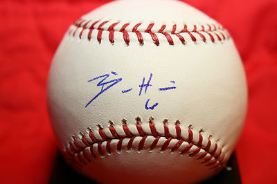 BILLY HAMILTON AUTOGRAPHED SIGNED MAJOR LEAGUE BASEBALL OML REDS COA | eBay