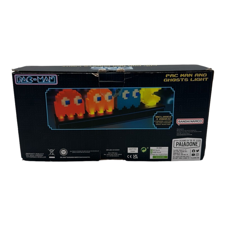 Pac-Man and Ghosts Light 3 Modes Lamp Collectible Video Game ...