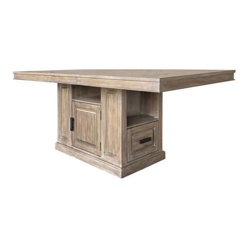 Parker House Sundance Wood Island Counter Height Extendable Table in ...