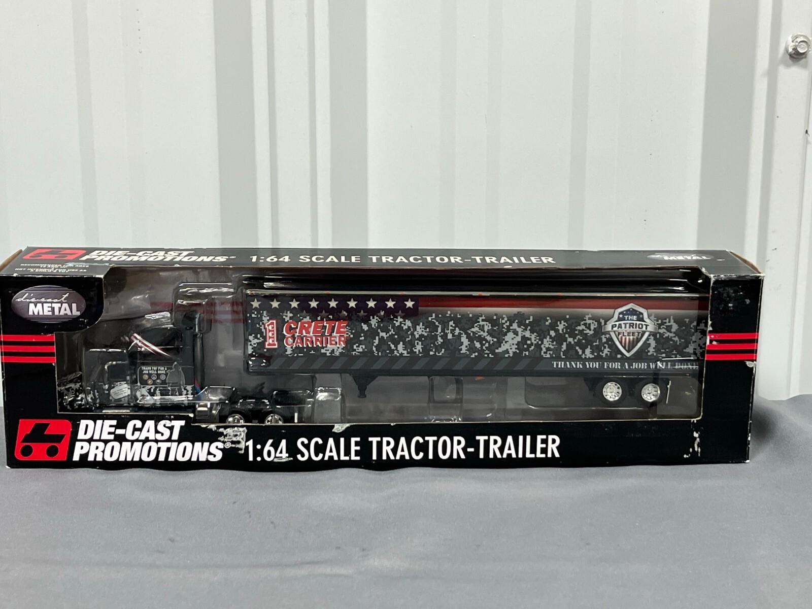 CRETE CARRIERS Patriot Fleet International Prostar Van 1:64 DCP NIB ...