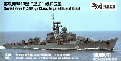Resin kit 1/700 Soviet Navy Pr.50 Riga Class Frigate [Guard ship ...