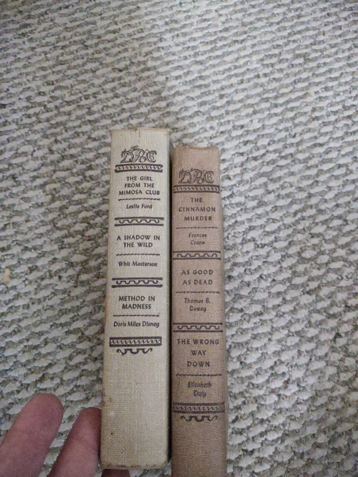 9 Book Detective Book Club Bundle / Lot Vintage Hardcover Books | eBay