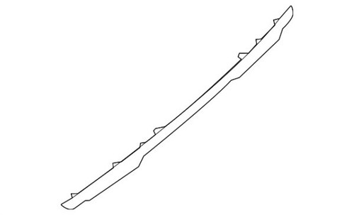 85072-6FL1A Nissan S mldg rr bmpr 850726FL1A, New Genuine OEM Part | eBay