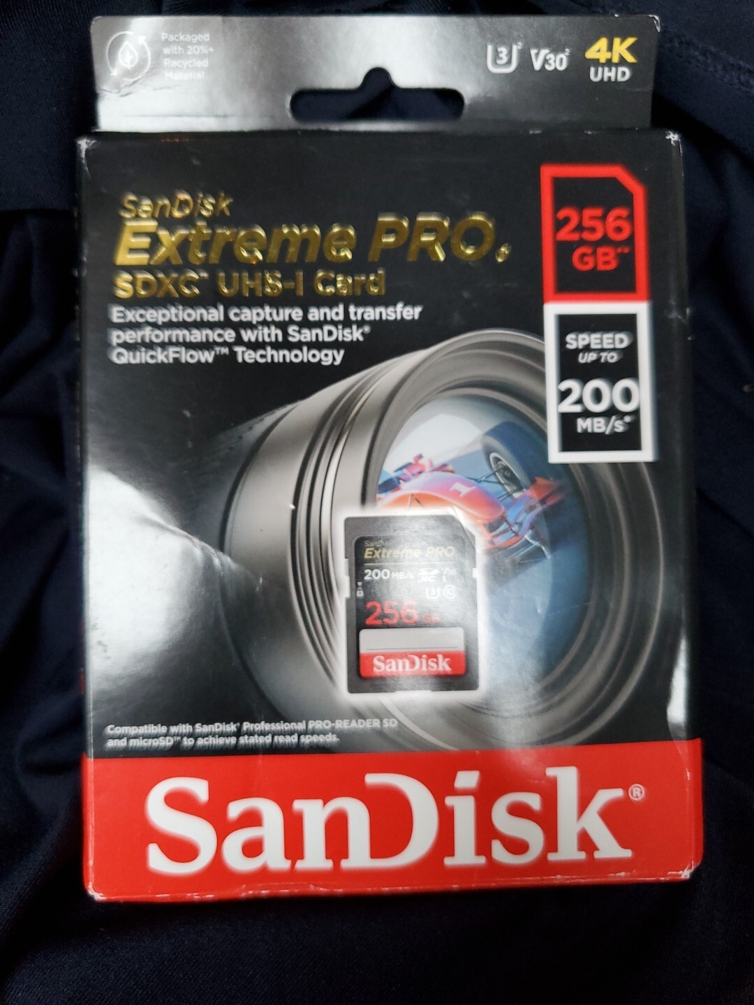Scan Disc Extreme Pro Sdxc UHS-1 CARD 256 GB 619659188658 | eBay