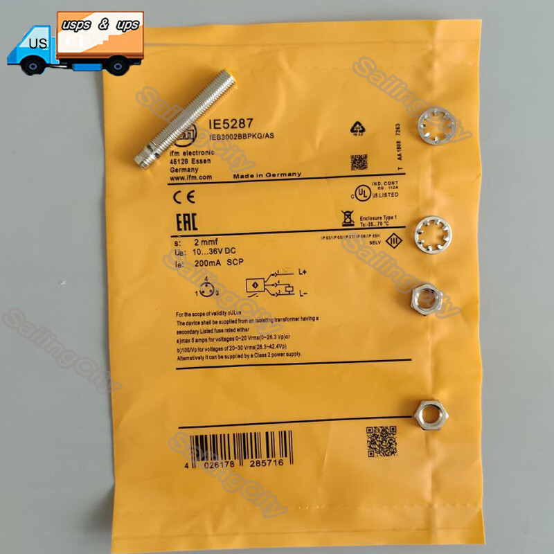 For IFM Efector IE5287 Inductive Proximity Sensor Switch 10-36VDC 200mA ...