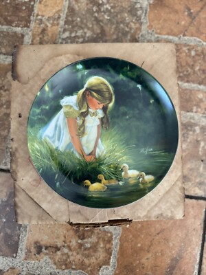 Donald Zolan Pemberton & Oakes Collector Plate "Golden Moment" 7.5" COA ...