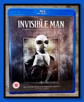 The Invisible Man Complete Legacy Collection Blu-ray Box Set (2019) VGC ...