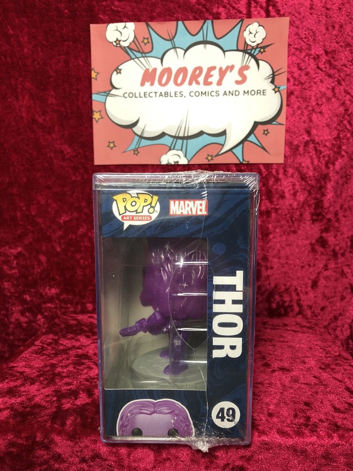 Avengers 4 - Thor Purple Infinity Stone Artist Series Pop! in Protector ...