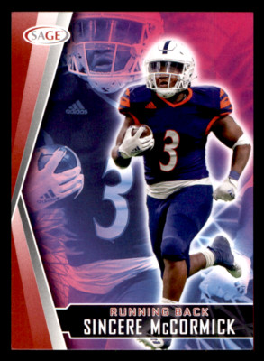 2022 SAGE HIT Sincere Mccormick Red #52 UTSA Roadrunners | eBay