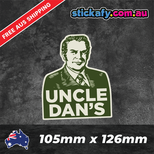 Uncle Dans Sticker Funny Laptop Car Window Bumper 4x4 Decal JDM Aussie ...