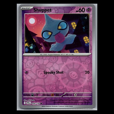Journey Together - Shuppet - 059/159 - Reverse Holo - Pokemon TCG | eBay