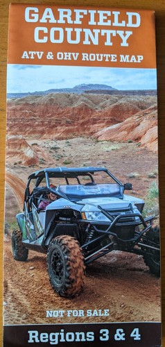 Garfield County, Utah ATV & OHV Route Map, Regions 3 & 4 2019-2024 ...