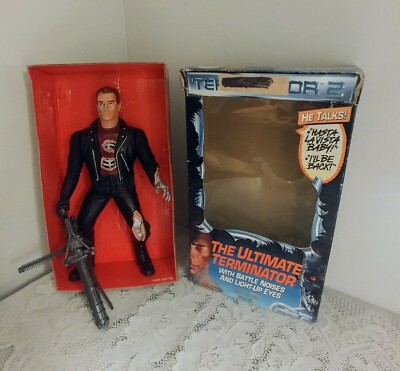 THE ULTIMATE TERMINATOR Talking Figure w/ Light-Up Eyes, Battle Noises ...
