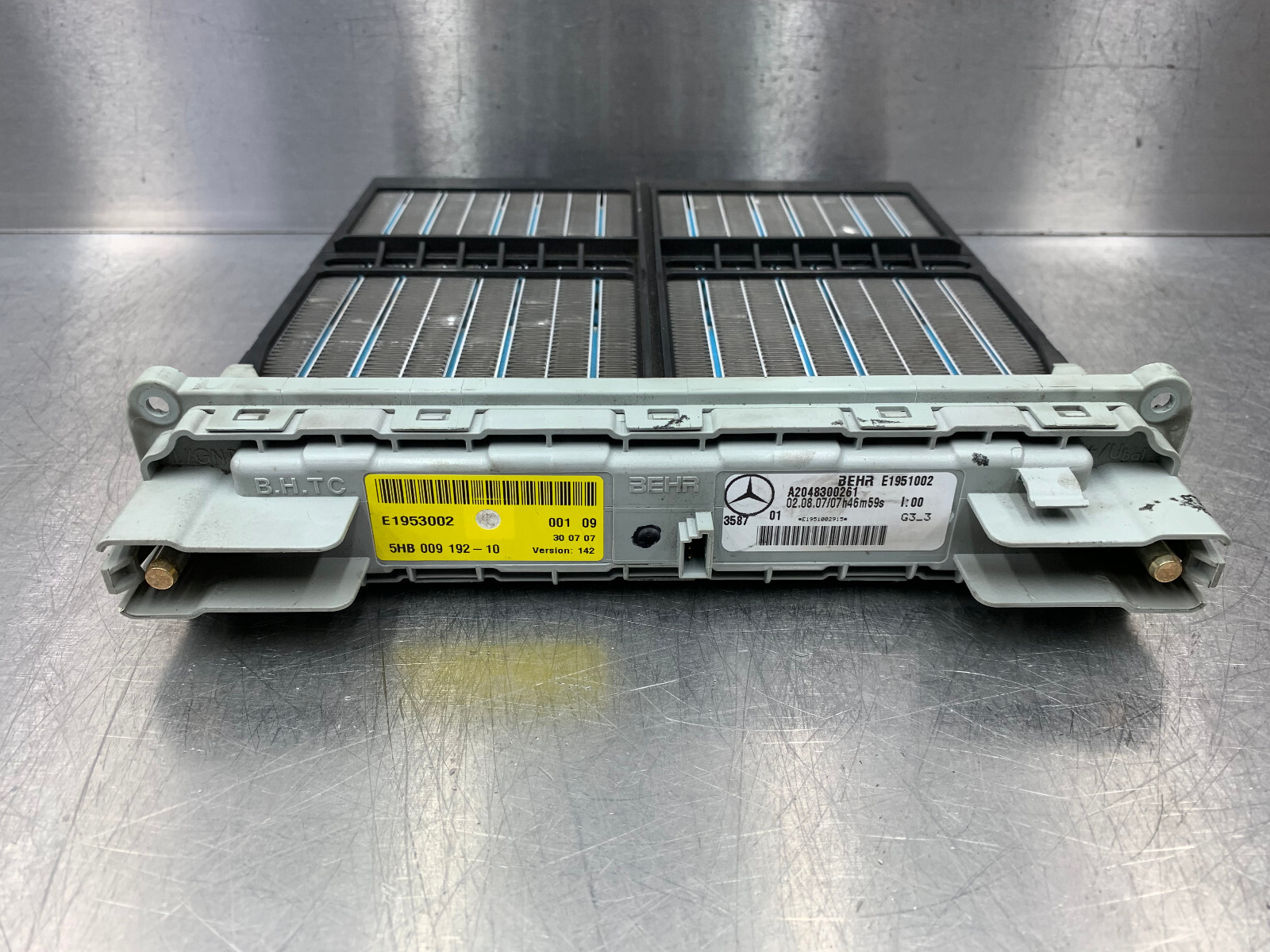 MERCEDES BENZ W204 Additional Heater Booster Heat Exchanger A2048300261 ...