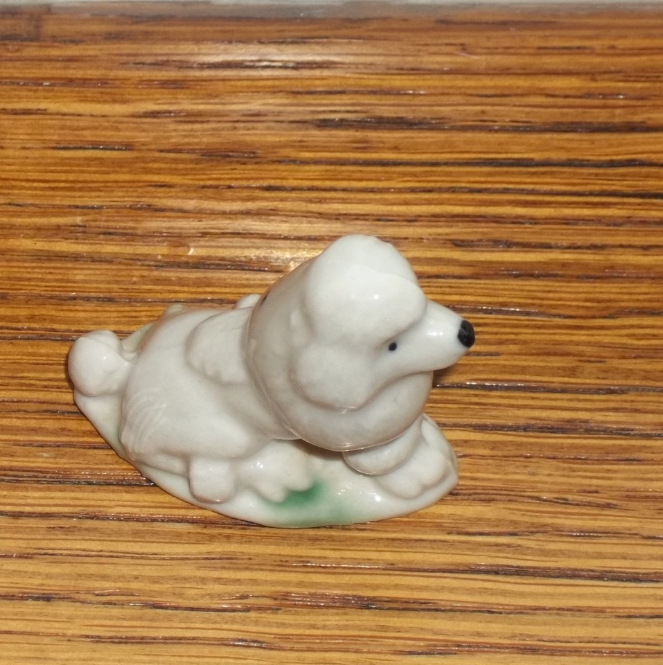 Wade England 1967-1973 Red Rose Tea CANADA White Poodle Miniature ...