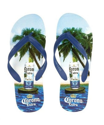 CORONA Men’s Size 9 Flip Flop Slippers Officially Licensed • White | eBay