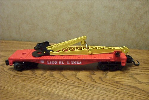 LIONEL DERRICK CRANE BOOM CAR #36825 O GAUGE | eBay