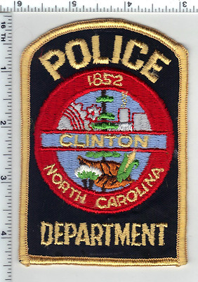 Clinton Police (North Carolina) 1st Issue Shoulder Patch | eBay