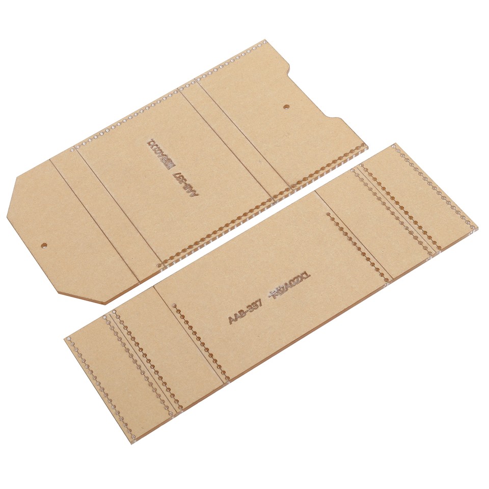 Clear Acrylic Purse Wallet Pattern DIY Stencil Template Drawings Set ...