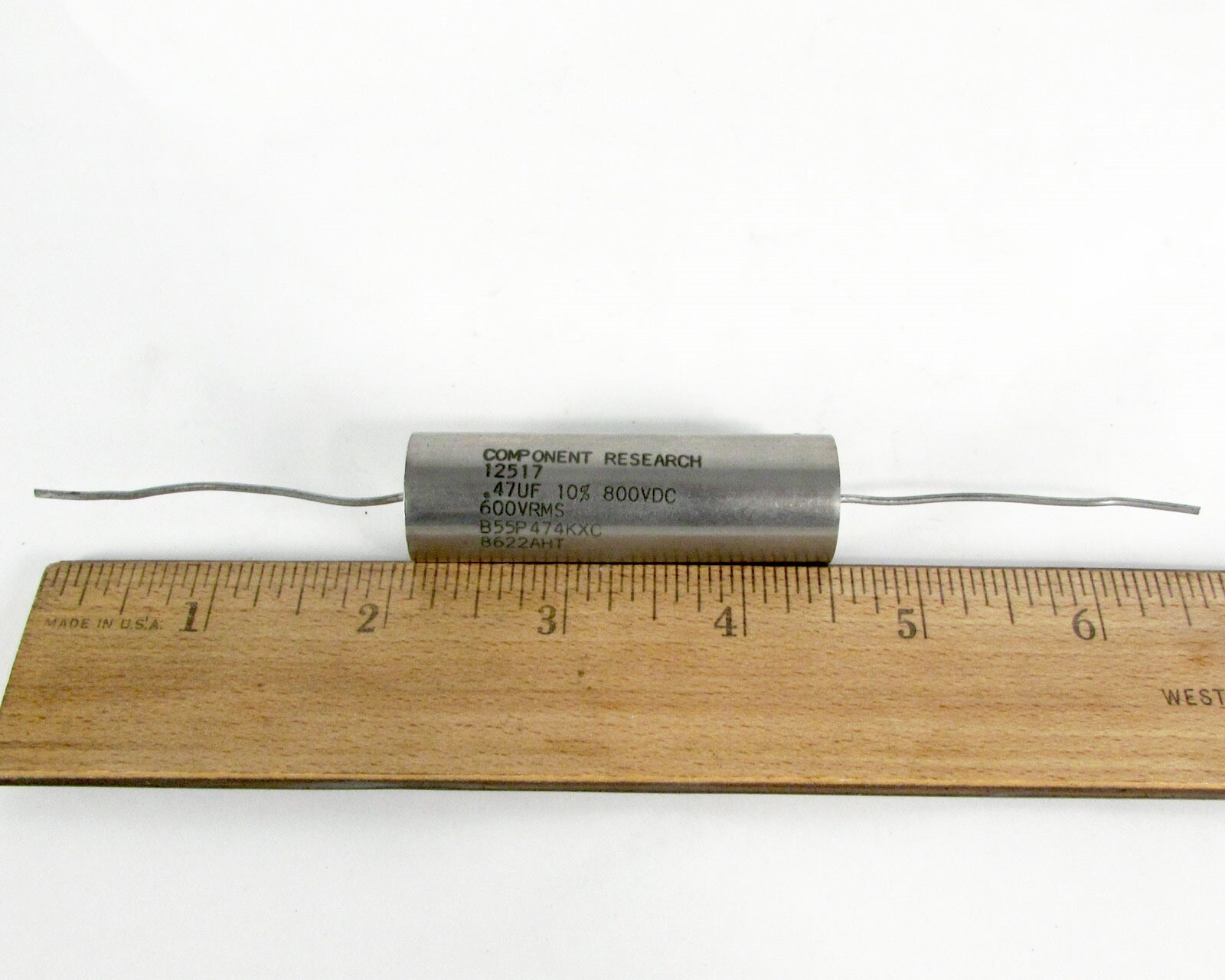 Component Research 12517 Capacitor .47uf 10% 800VDC Audio Amplifier | eBay