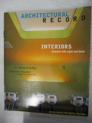 ARCHITECTURAL RECORD MAGAZINE SEPT 2001QIORA STORE & SPA BARTLETT ...