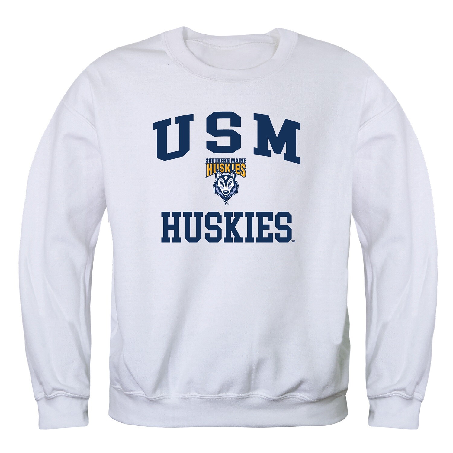 University of Southern Maine Huskies USM Seal Crewneck Sweatshirt ...