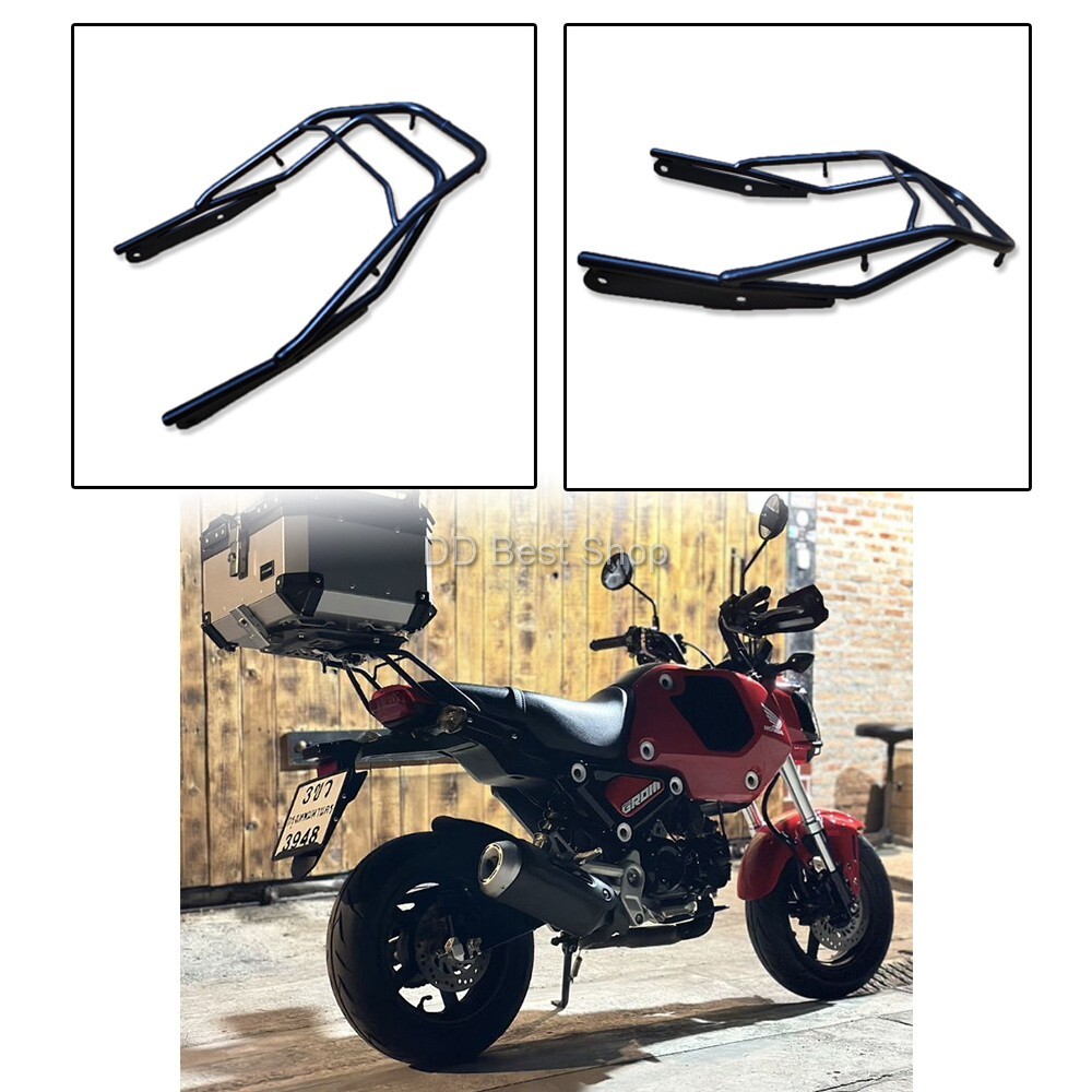 Rear Luggage Rack Fall protection Storage Black For Honda MSX Grom 125 ...