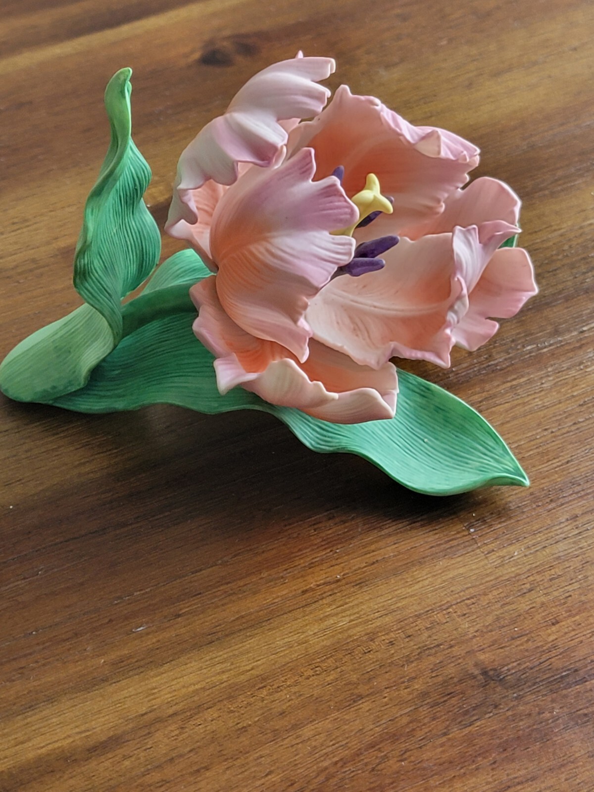 Vintage Lenox Parrot Tulip Fine Porcelain Flower Sculpture Garden Art ...