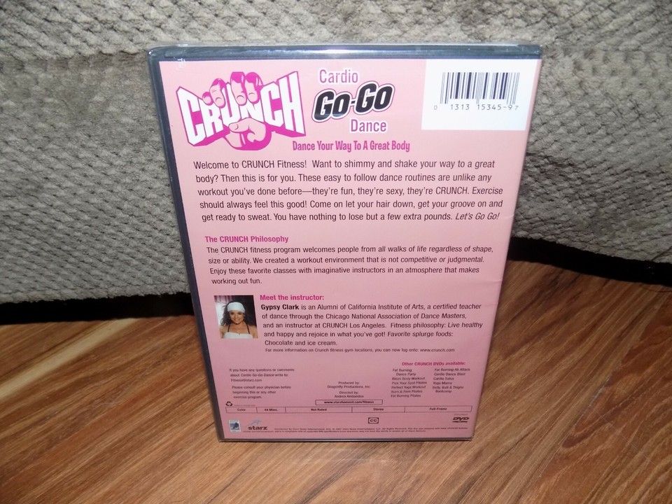 Crunch - Cardio Go-Go Dance (DVD, 2007) BRAND NEW, SEALED! 13131534597 ...