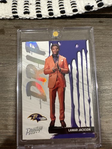 2024 Panini Prestige Lamar Jackson DRIP SSP Case Hit #D-LJN Ravens | eBay