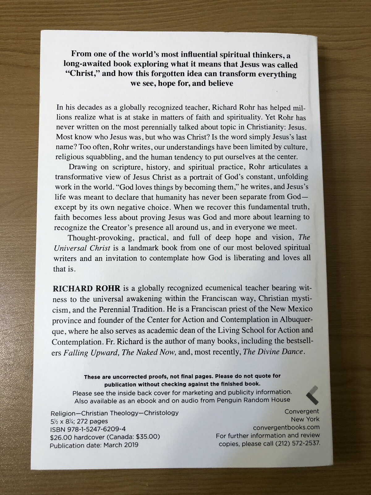 The Universal Christ : How a Forgotten Reality Can Change Everything We ...