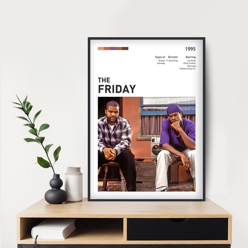 Friday (1995) Movie Poster 20x30" 24x36" Custom Canvas Print Poster ...